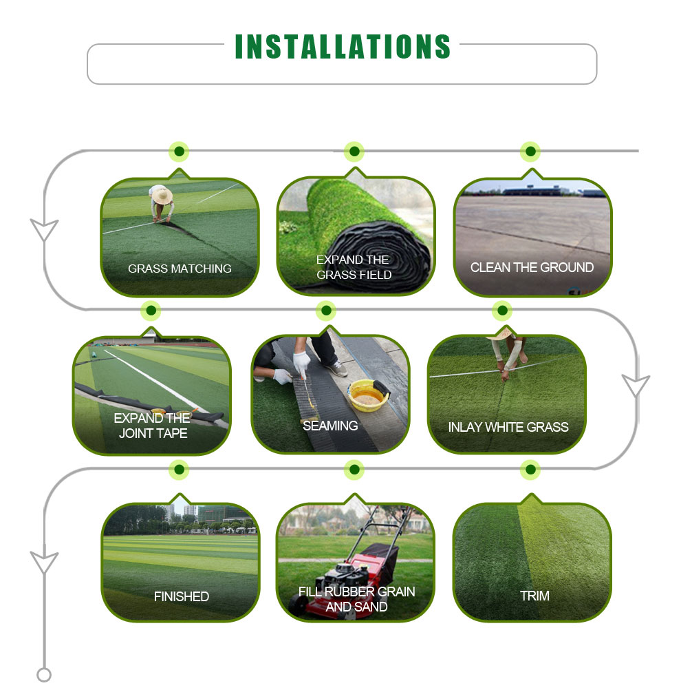 Great standard landscape garden decorative artificial turf grass - Buy ...